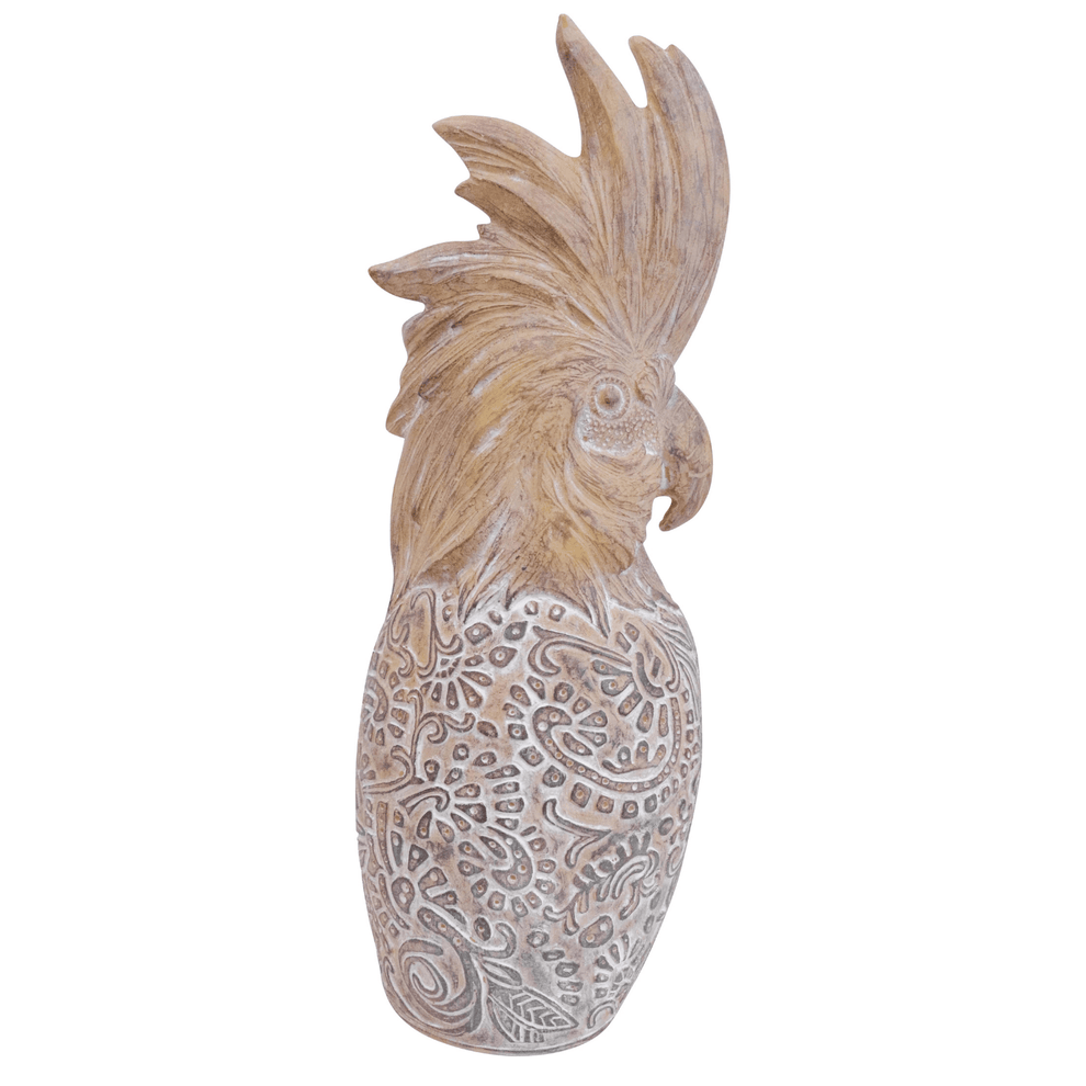 Boho Parrot resin statue (In-store only) - Gizmo Gifts