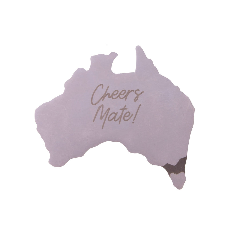 Cheers mate map of Australia- Bottle Opener - Gizmo Gifts